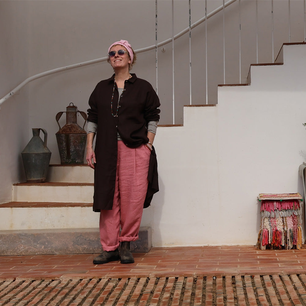 Skjortekjole i Hør | Skjorte Kjole i Mange Farver